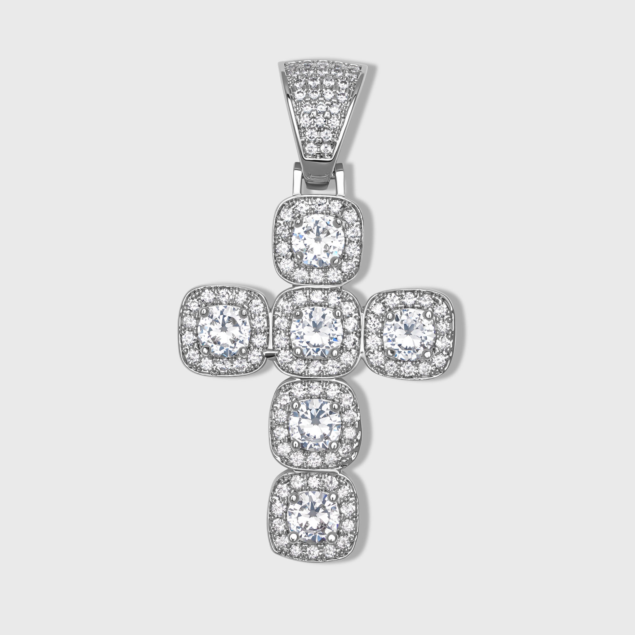 Radiant Cross Pendant (Silver) – Imperium