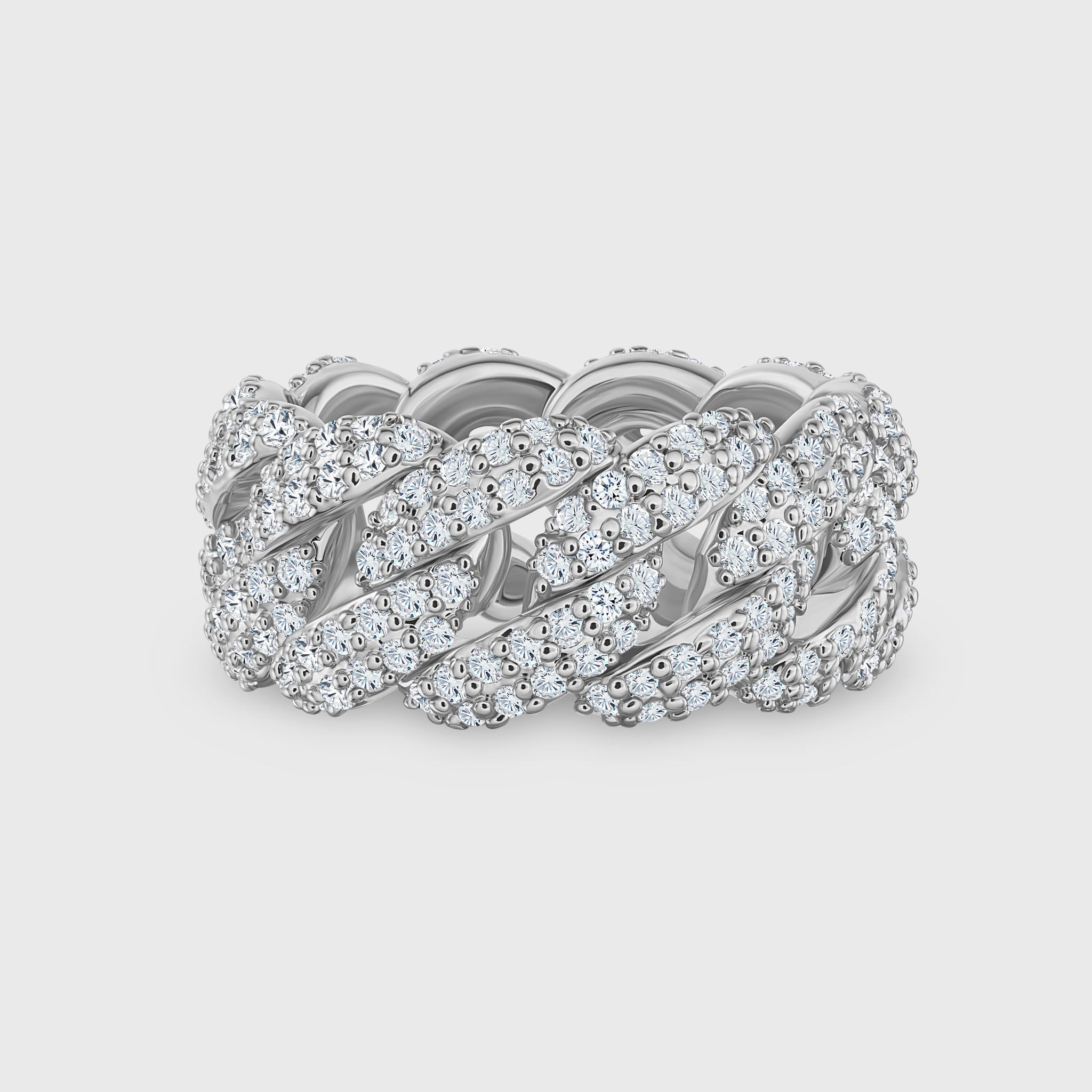 Iced Cuban Ring (Silver) – Imperium
