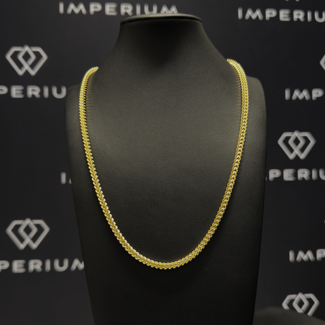 Solid Gold Franco Chain - 4mm – Imperium