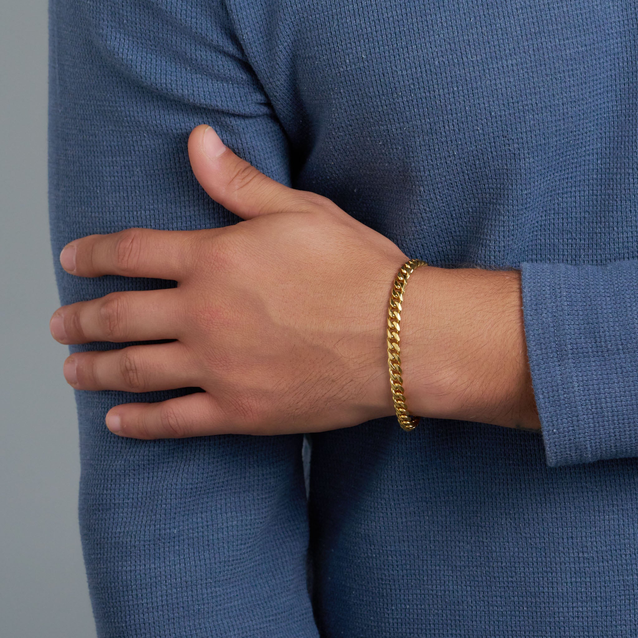 Cuban Link Bracelet (Gold) - 5mm – Imperium