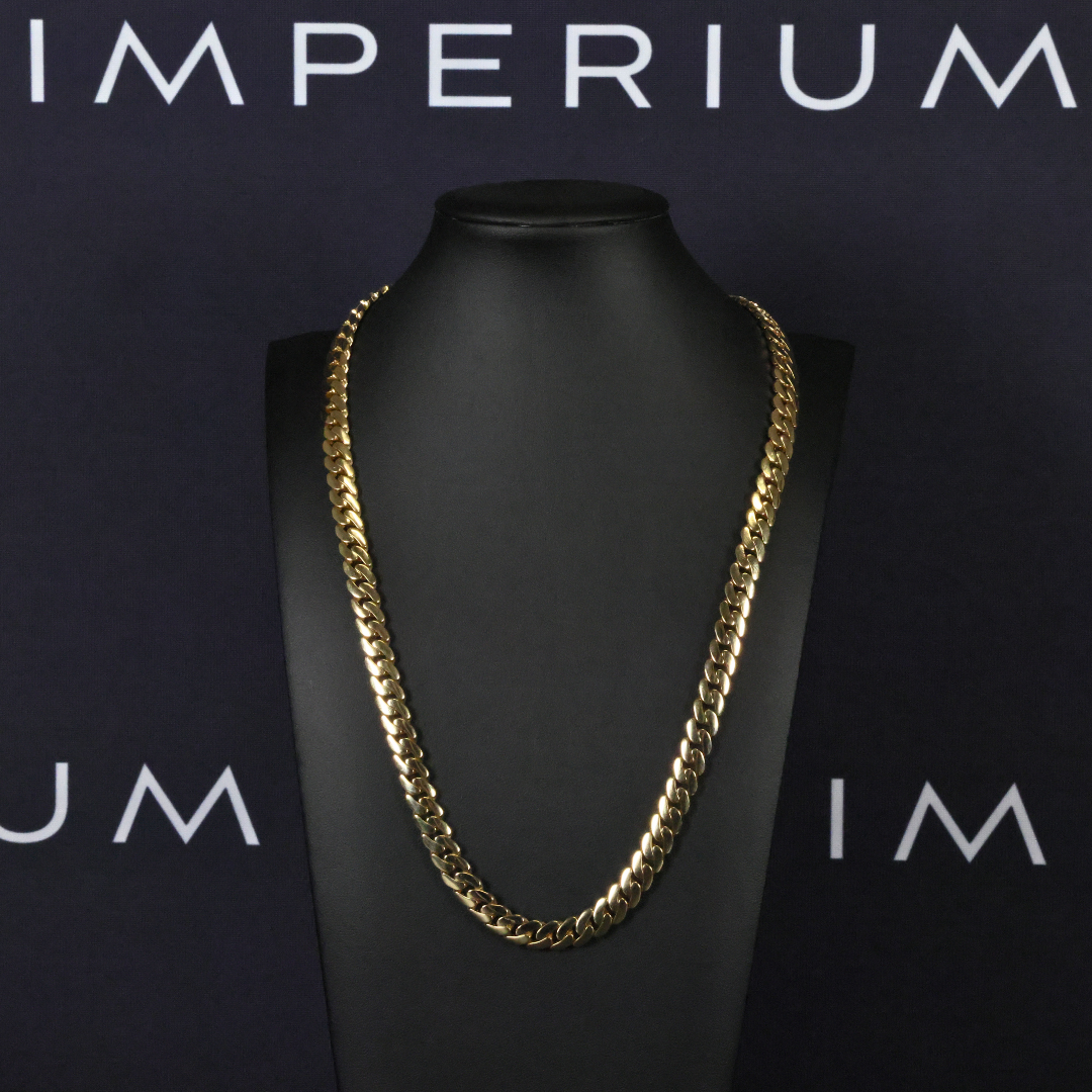 Solid Gold Miami Cuban Link Chain - 8mm – Imperium