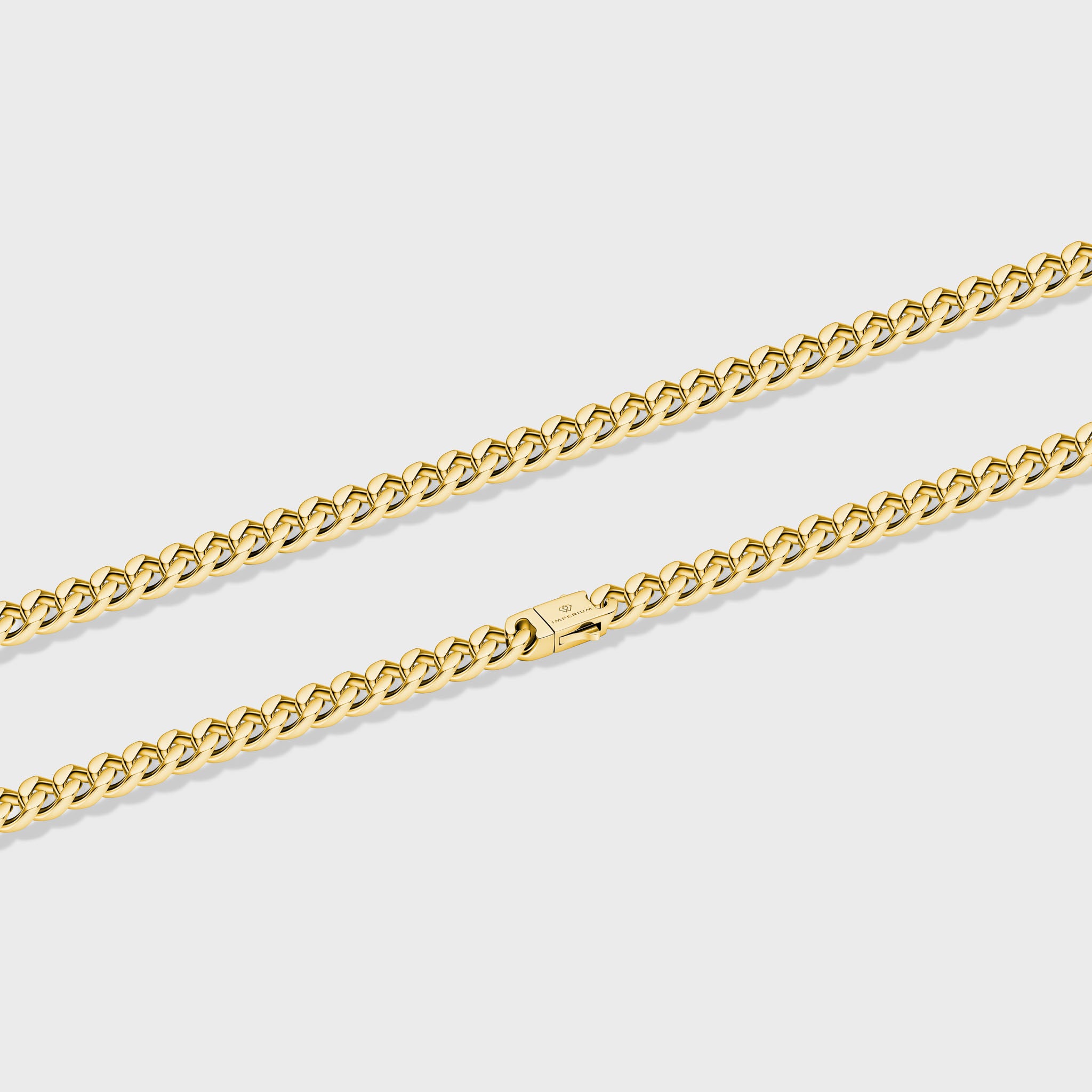 Cuban Link Chain (Gold) - 5mm – Imperium
