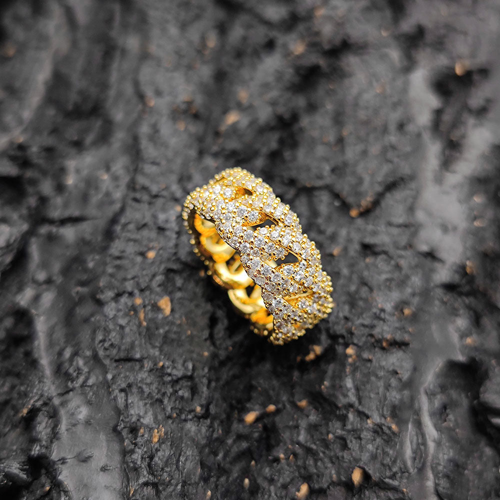 Iced Cuban Ring (Gold) – Imperium