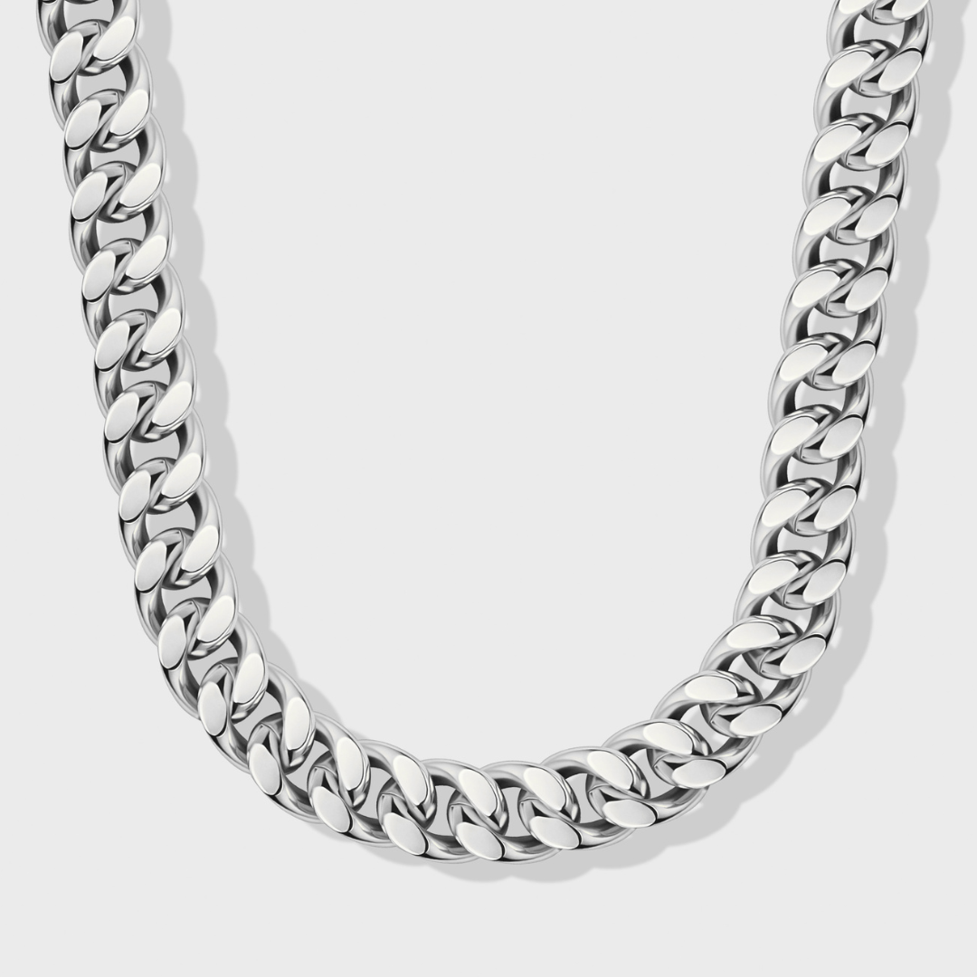 Cuban Link Chain (Silver) - 12mm – Imperium