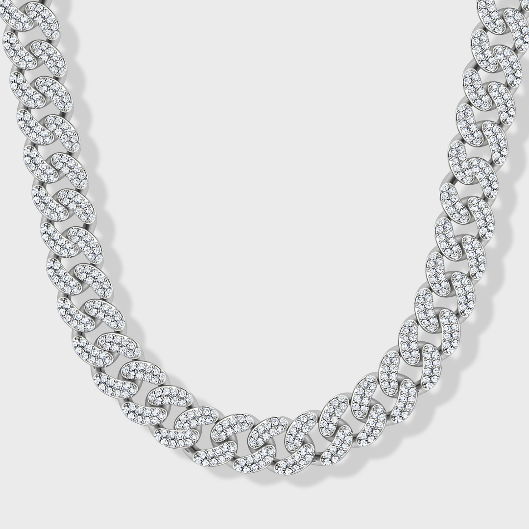Iced Cuban Chain (Silver) - 12mm – Imperium