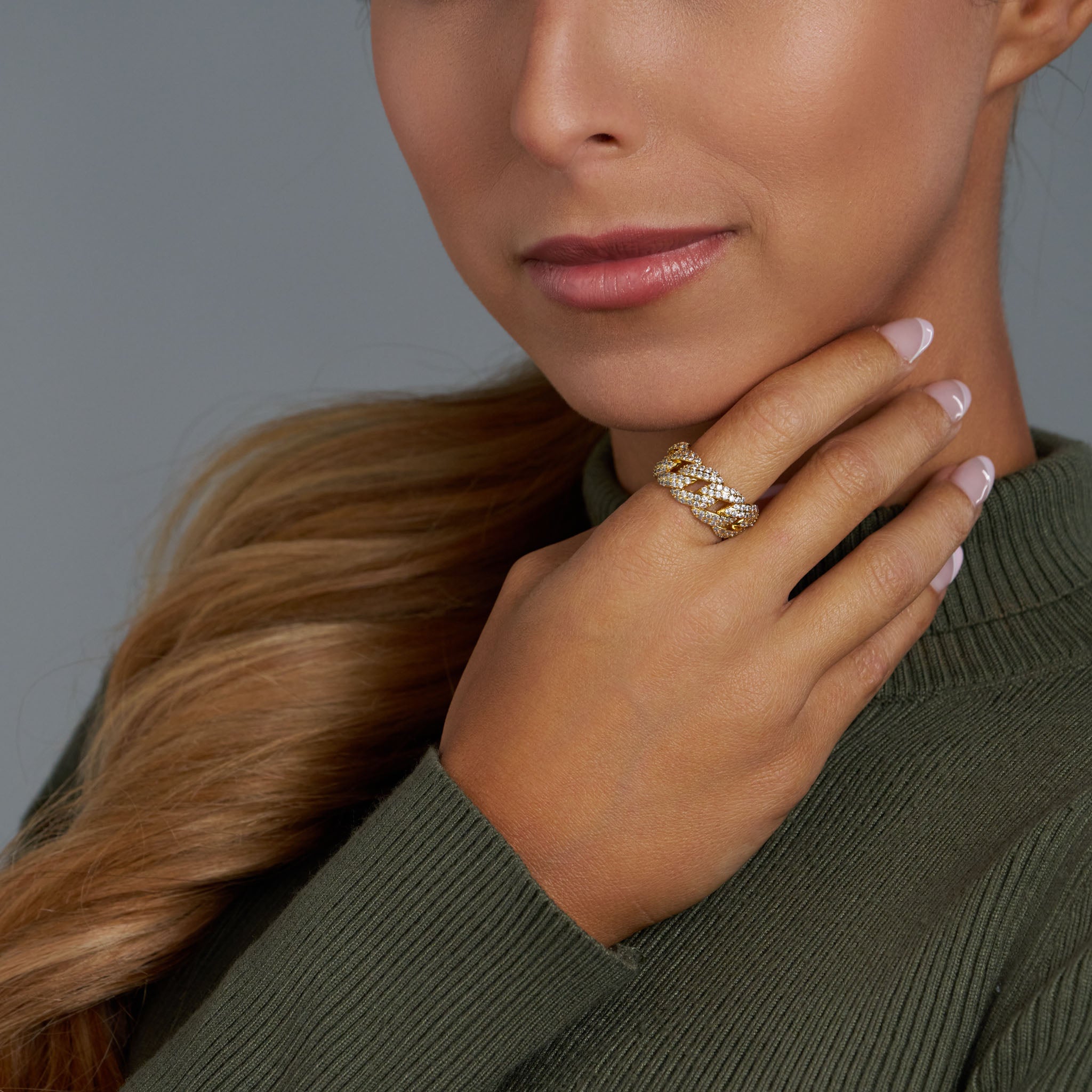 Iced Cuban Ring (Gold) – Imperium