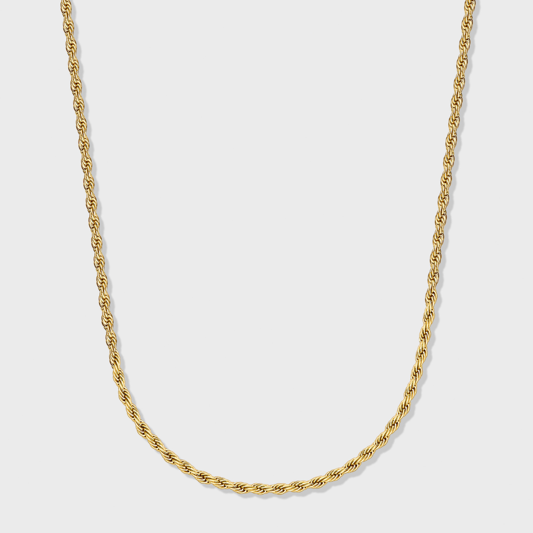 Women's Rope Chain (Gold) - 2mm – Imperium